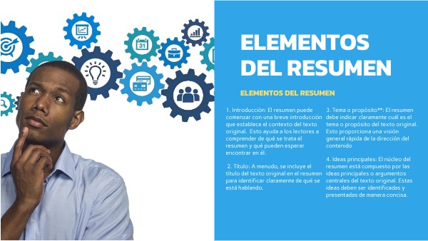 Elementos del resumen