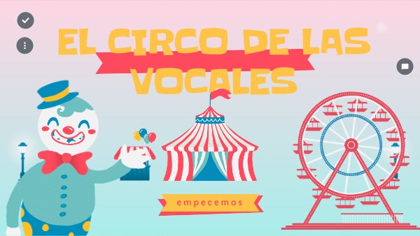 EL CIRCO DE LAS VOCALES | Genially