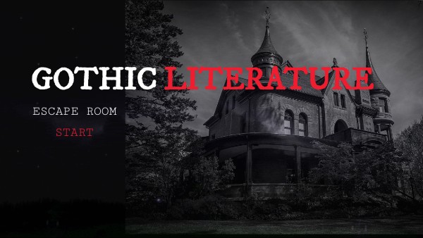 Gothic Lit ESCAPE ROOM | Genially