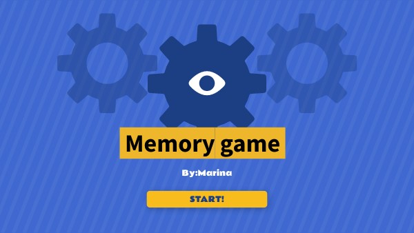 memory game | Genially