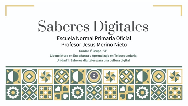 Saberes Digitales