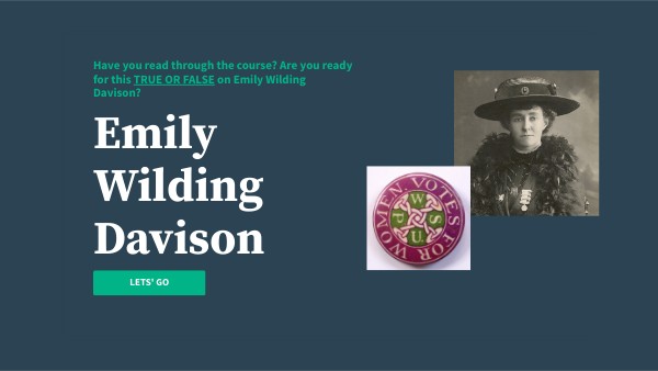 Emily Wilding Davison