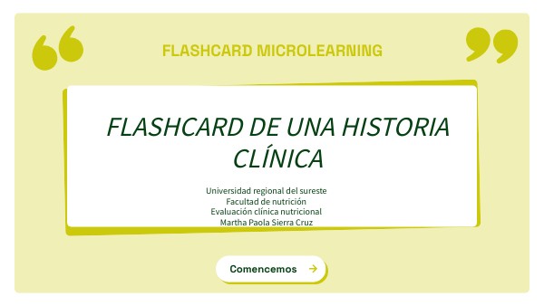 Flashcard microlearning
