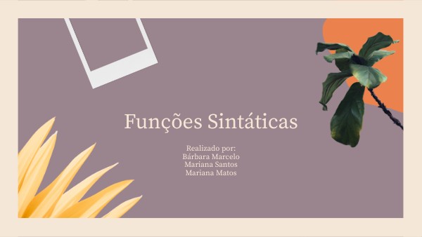 predicativo do sujeito | Genially