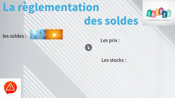 Règlementation des soldes