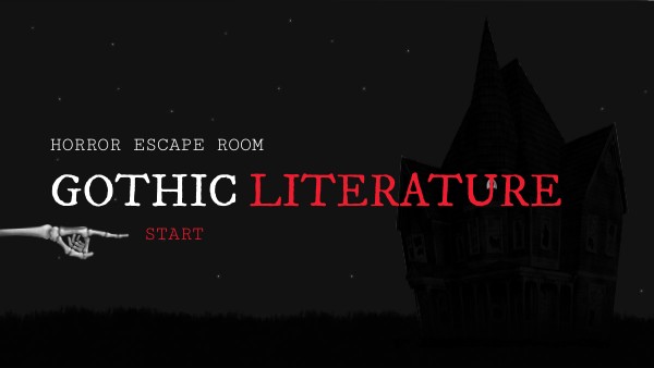 Intro to Gothic Lit Escape Room | Genially