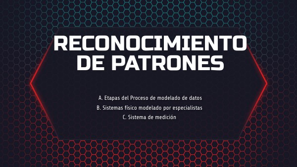 Reconocimiento de Patrones | Genially
