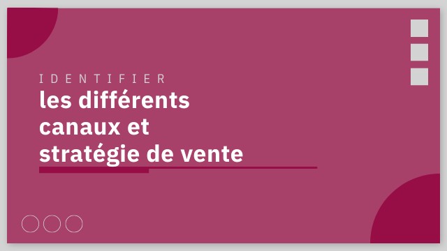 diapo différents canaux et stratégie de vente | Genially