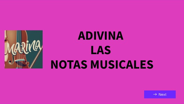 Adivina las notas musicales