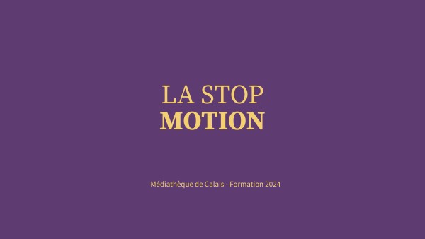 La stop-motion | Genially