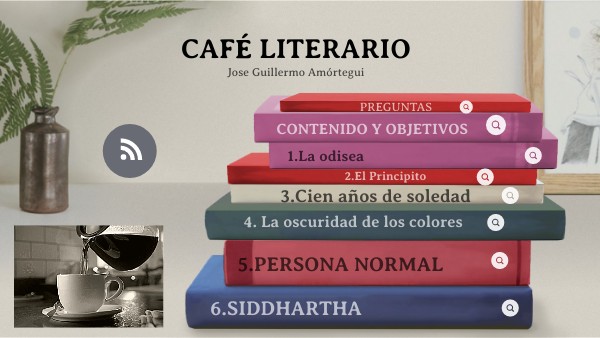 CAFE LITERARIO | Genially