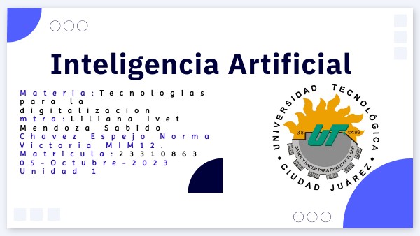 Inteligencia Artificial