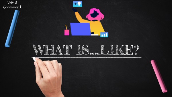 Unit 3 - Grammar I - What is...like? | Genially