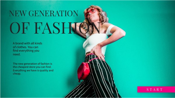 NEW GENERATION fOF FASHION | Genially