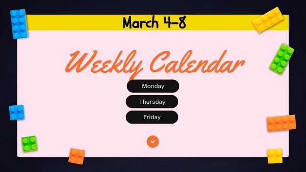 March 4-8 Lessons | Genially