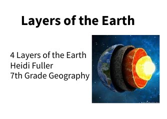 Layers of the Earth