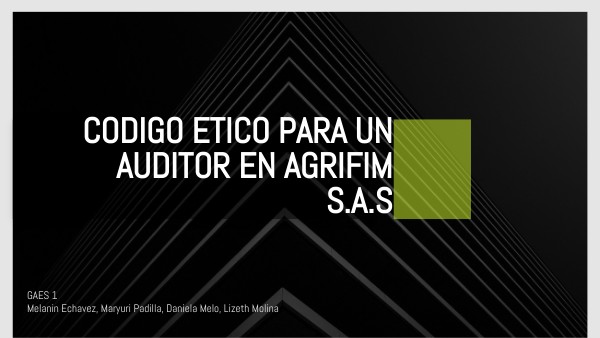 Genially código ético del auditor para la pyme | Genially