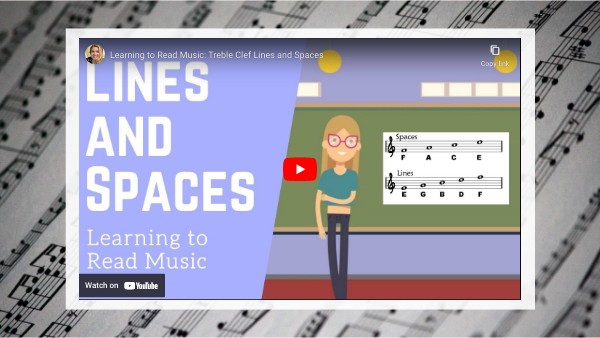 Identifying Line and Space Notes | Genially