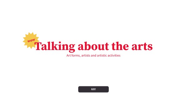 7A Talking about the Arts | Genially