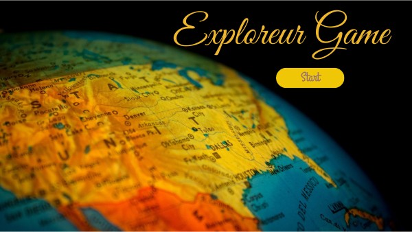 Explorer game présentation | Genially