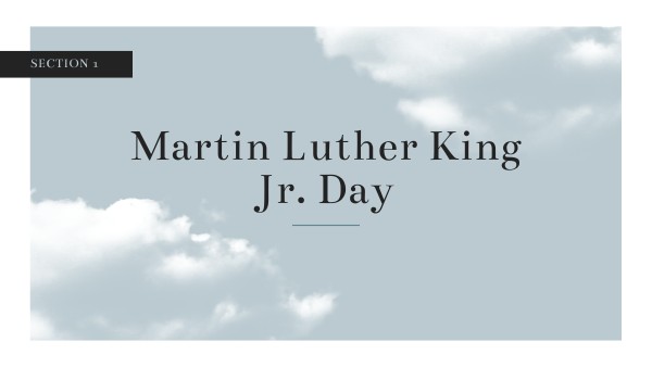 MLK Jr Day