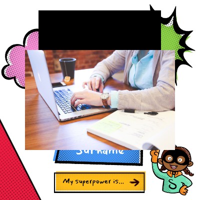 Superpowers flashcard