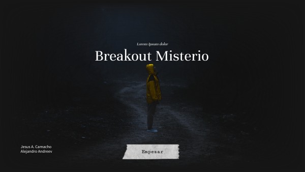 BREAKOUT MISTERIO | Genially