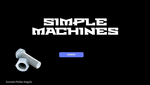 simple machines | Genially