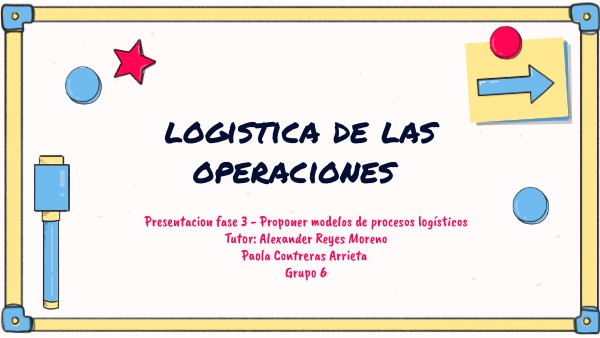 PRESENTACIÓN Logística de las operaciones