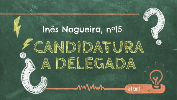 Delegada de turma - Candidatura Inês | Genially