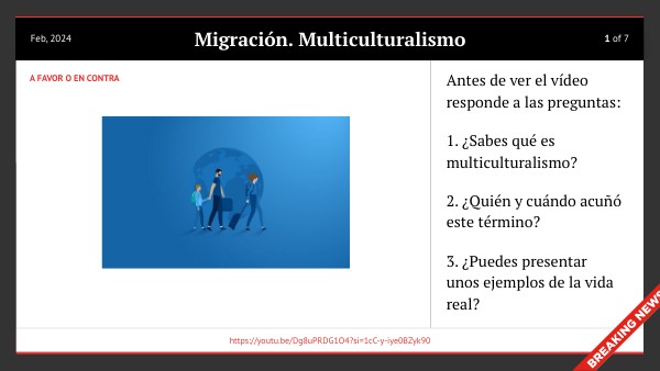 Multiculturalismo | Genially