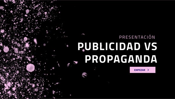 Publicidad vs propaganda