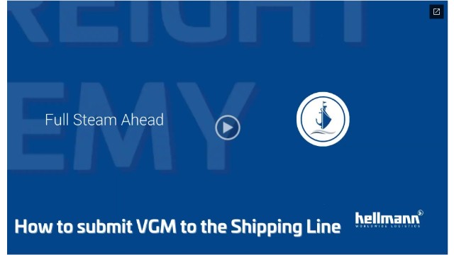 How to submit VGM to the Shipping Line