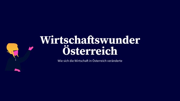 Wirtschaftswunder Österreich | Genially