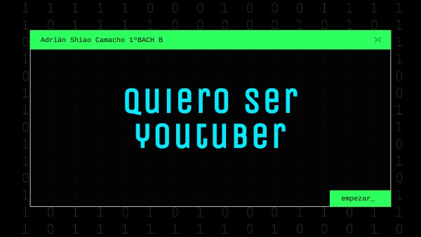 Quiero ser youtuber | Genially