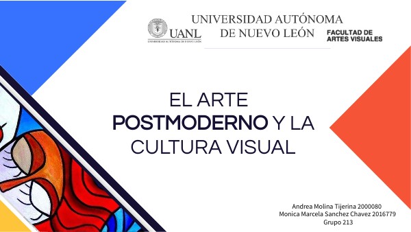 El Arte Postmoderno y la cultura visual | Genially