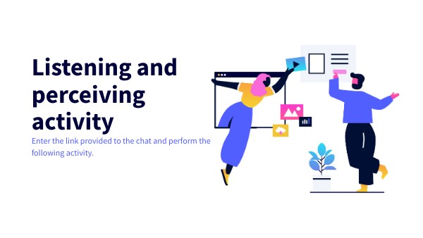 Perception and Listening Activity
