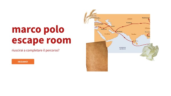 marco polo escape room! | Genially