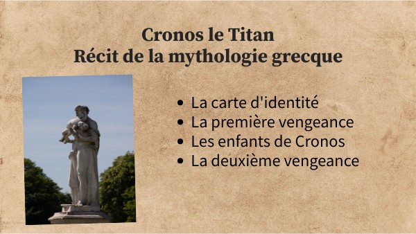 Cronos le Titan - Joseph, Marius et Qaïs | Genially
