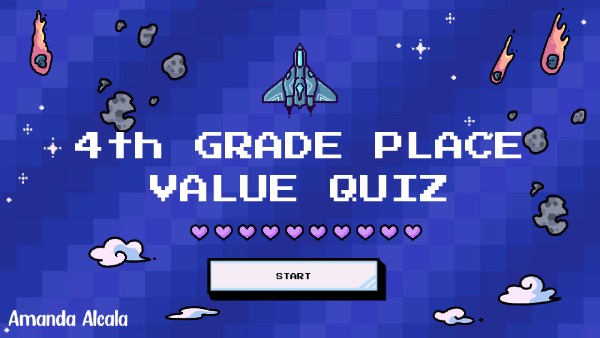 Fourth Grade Place Value Quiz