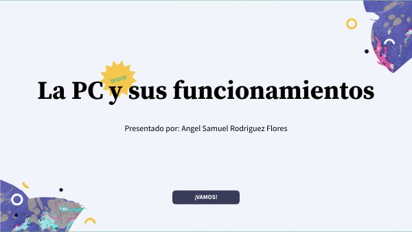 Presentación PC y Funciones
