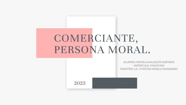 SDM - PERSONA MORAL - SEM 4 | Genially