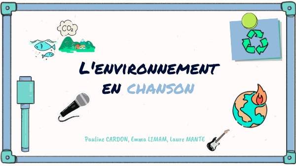 L'environnement en chanson
