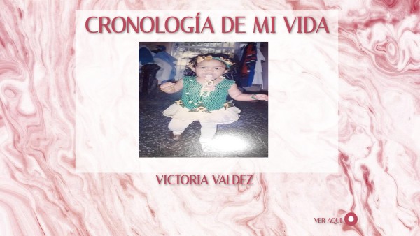 CRONOLOGIA DE MI VIDA_VICTORIAVALDEZ