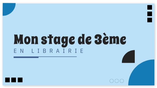 Stage de 3ème Charlotte | Genially