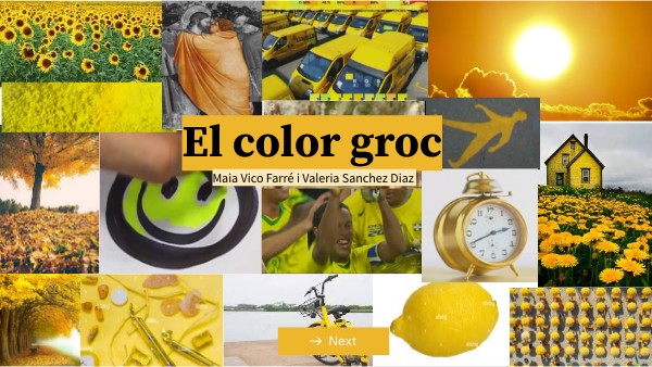 El color groc