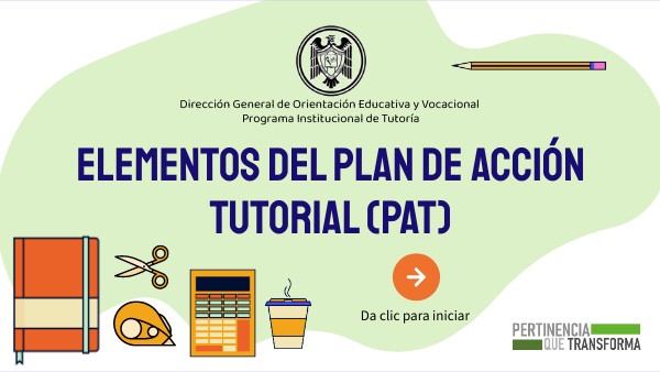 Bloque 5. Elementos del Plan Acción Tutorial (PAT) | Genially