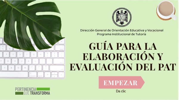 PRESENTACIÓN-Guía para la elaboración y evaluación del PAT | Genially