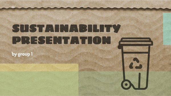 SUSTAINABILITY PRESENTATION | Genially