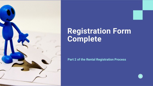 Registration Form Complete